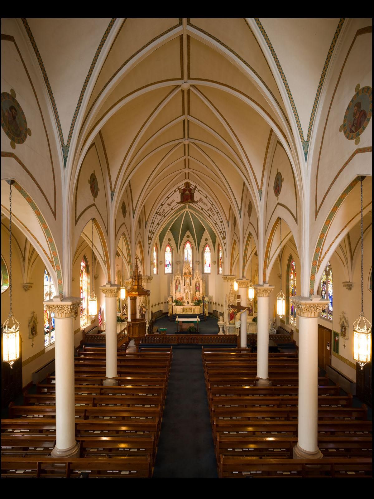 St. Mary’s Catholic Church, Fredericksburg, 1906-08, Leo Dielmann ...