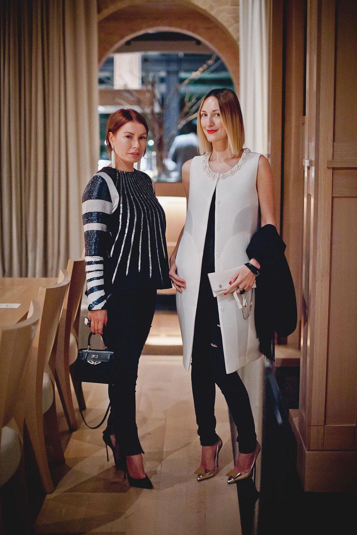 Irina Litvak, left, and Tatiana Masse. - CultureMap Houston