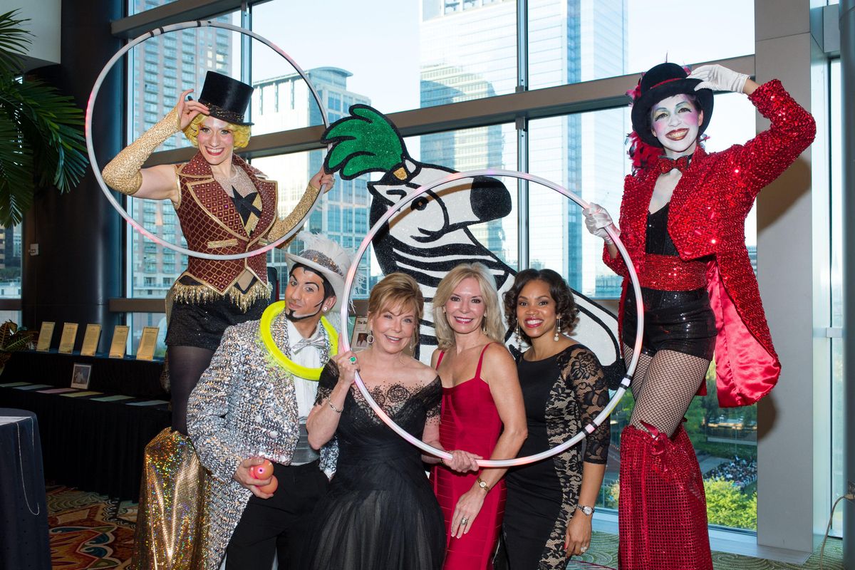 Gala chairs Jo Ann Petersen, from left, Cheryl Boblitt and Angela James ...