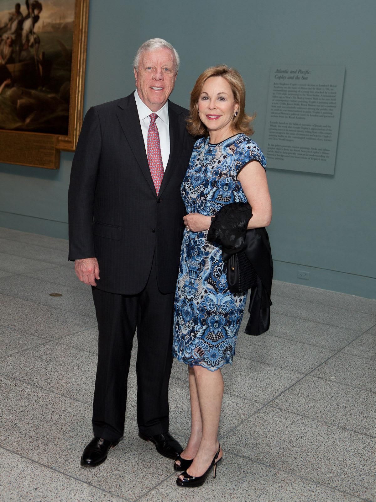 Rich and Nancy Kinder at the MFAH opening reception for American ...