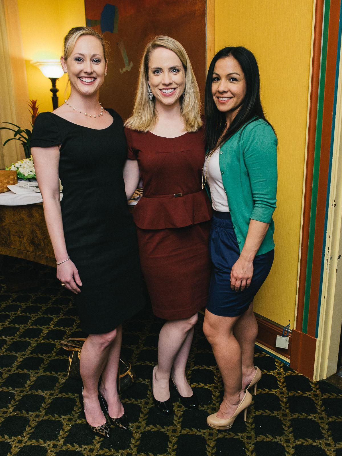 Katie Chachere, from left, Kristin Kruse and Elva Franco at the ...