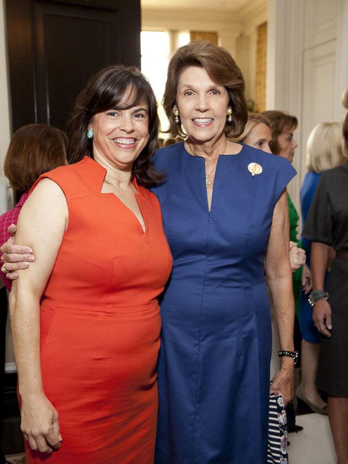 Ana Schick, left, and Lilly Andress at the Small Steps Luncheon ...