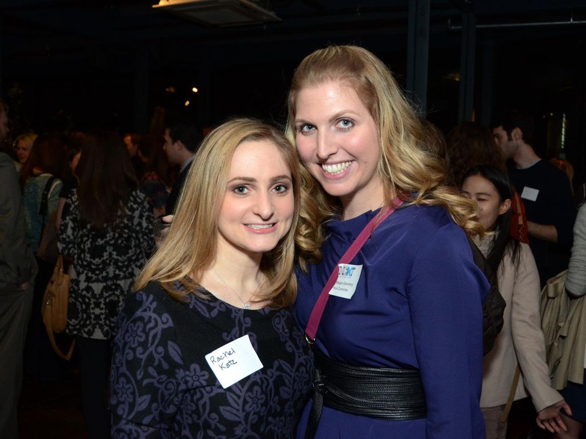 Rachel Katz, left, and Maegan Greenberg at the Holocaust Museum Houston ...