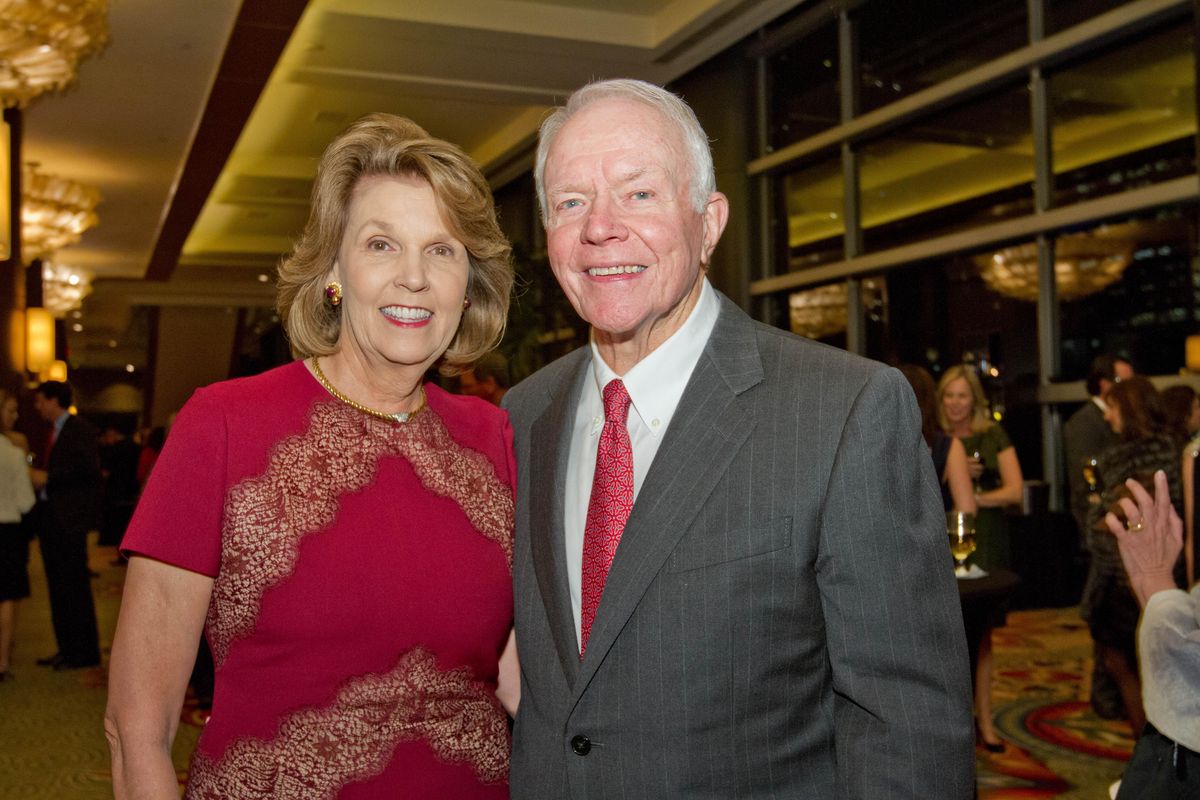 Lilly and Thurmon Andress at Houston Methodist's Rendezvous in Blue ...