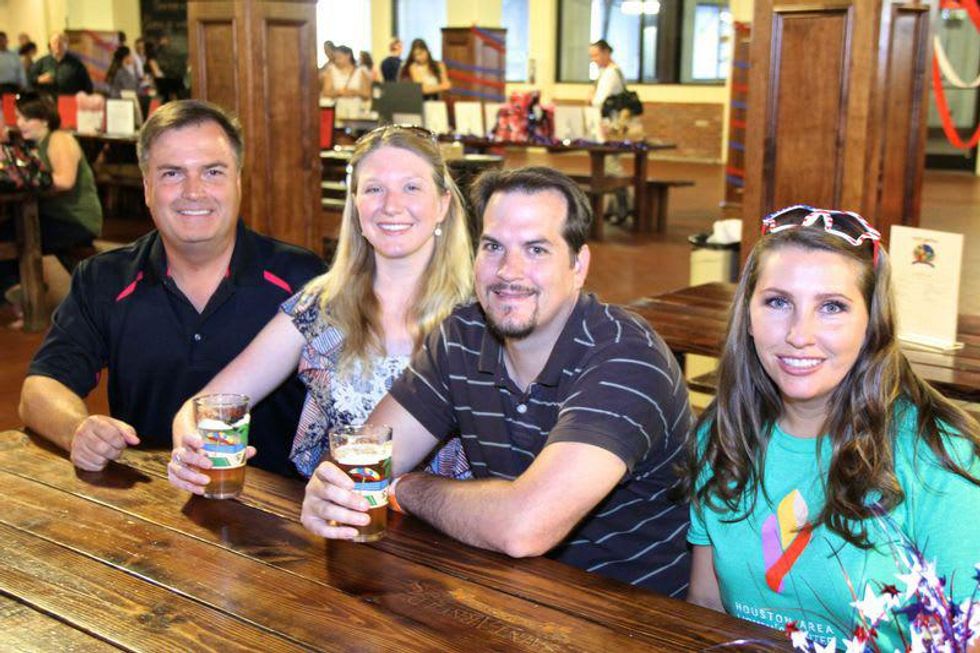 Patriotic young professionals celebrate Fourth of July early with ...