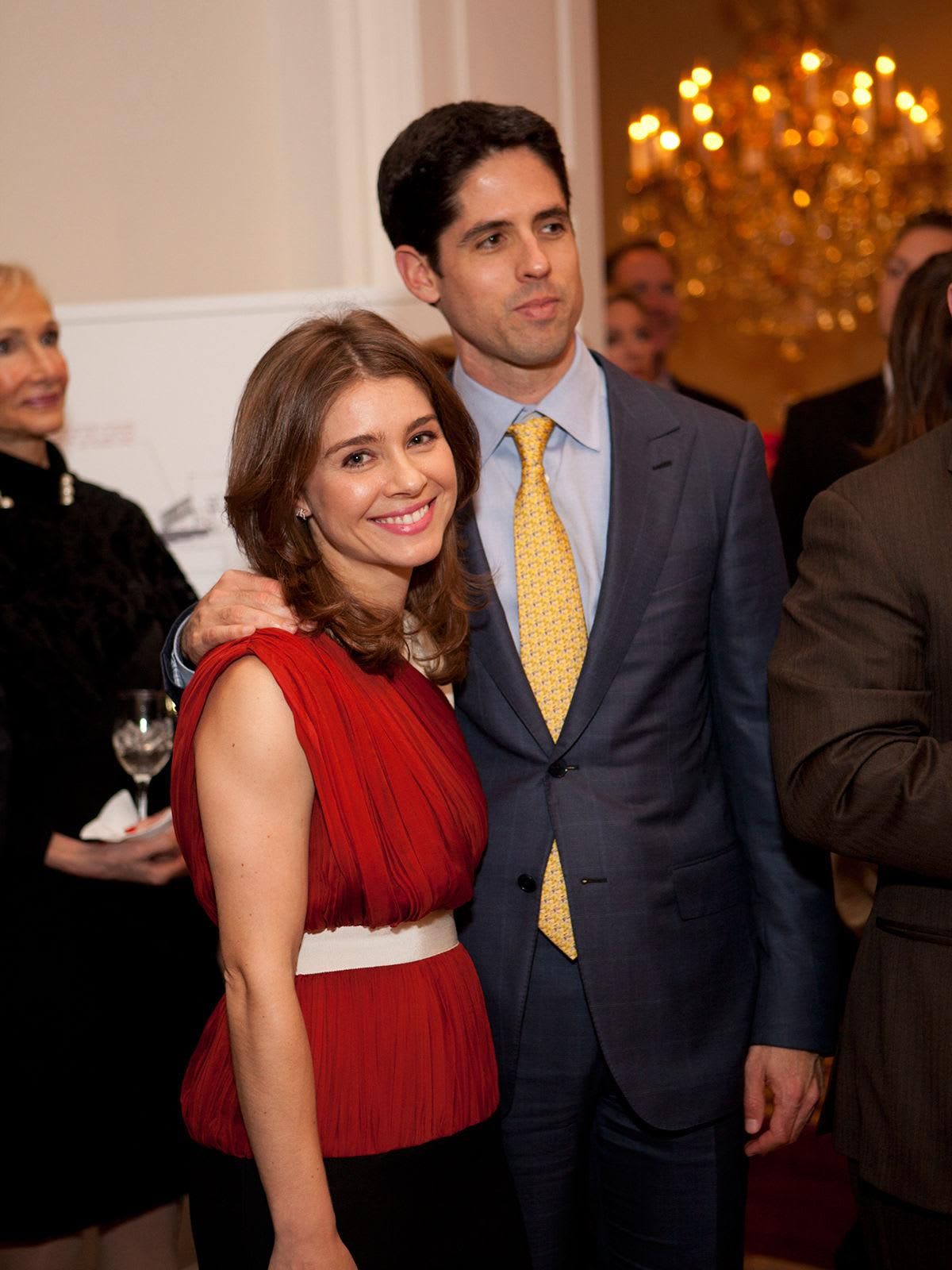 Rachael and Jason Volz at the Houston Symphony Ball centennial launch ...