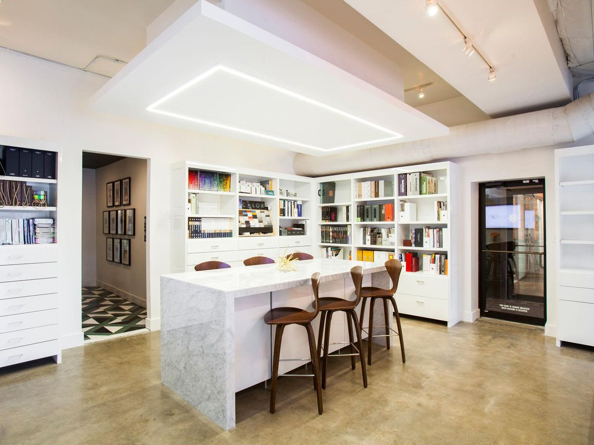 The design bar at Studio U, where clients can seek free advise for ...