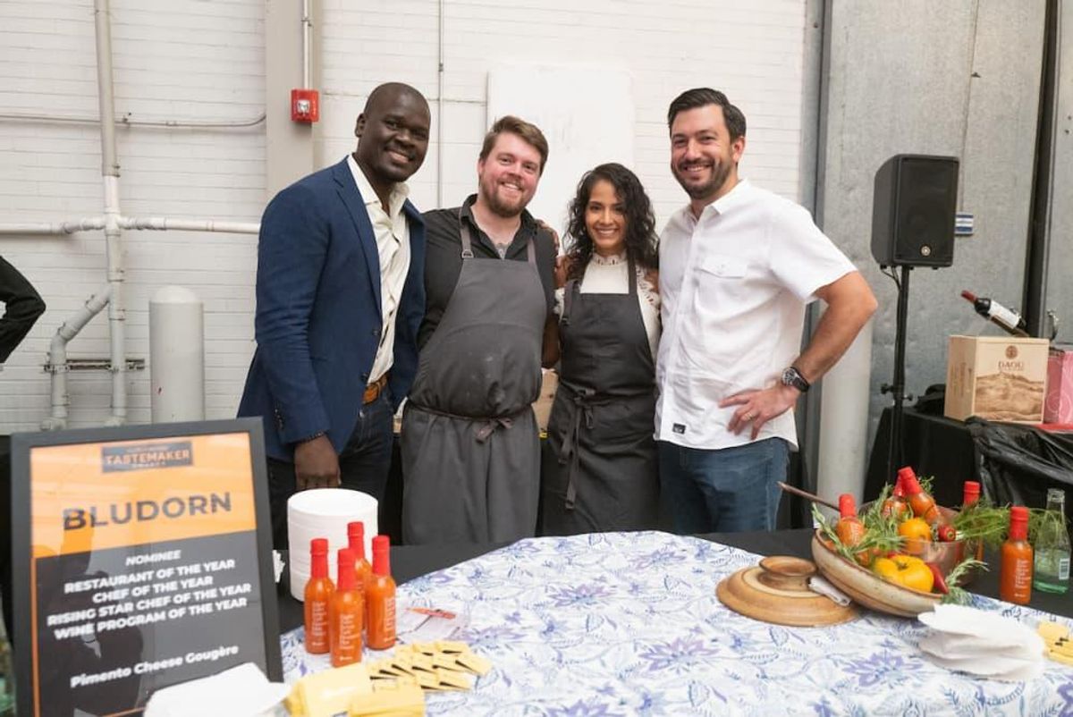 Chef of the Year winner Aaron Bludorn (right) and team. - CultureMap ...