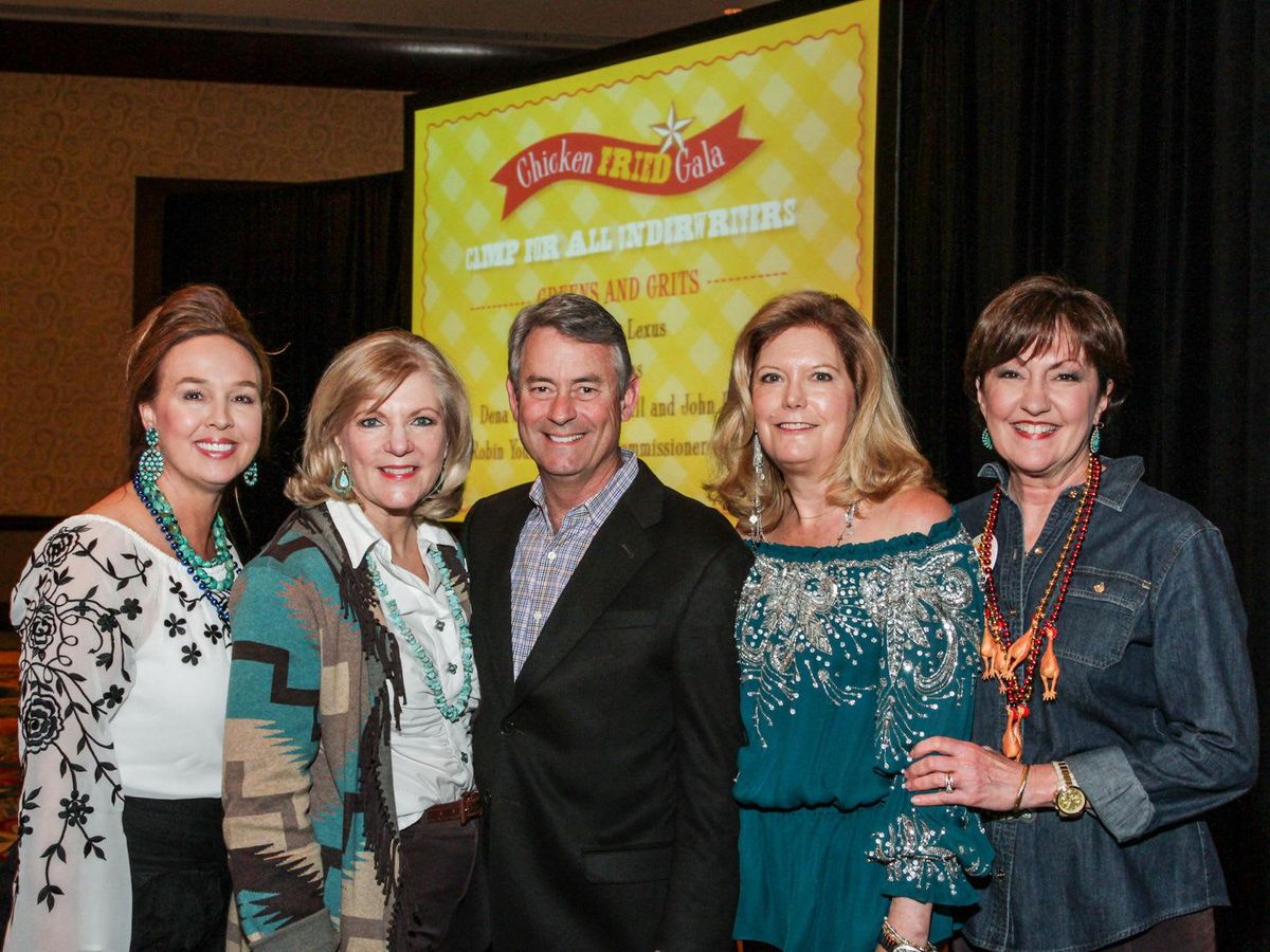 Julie Brown, from left, Pat Sorrells, Mark Ellis, Lisa O'Leary and Liz ...