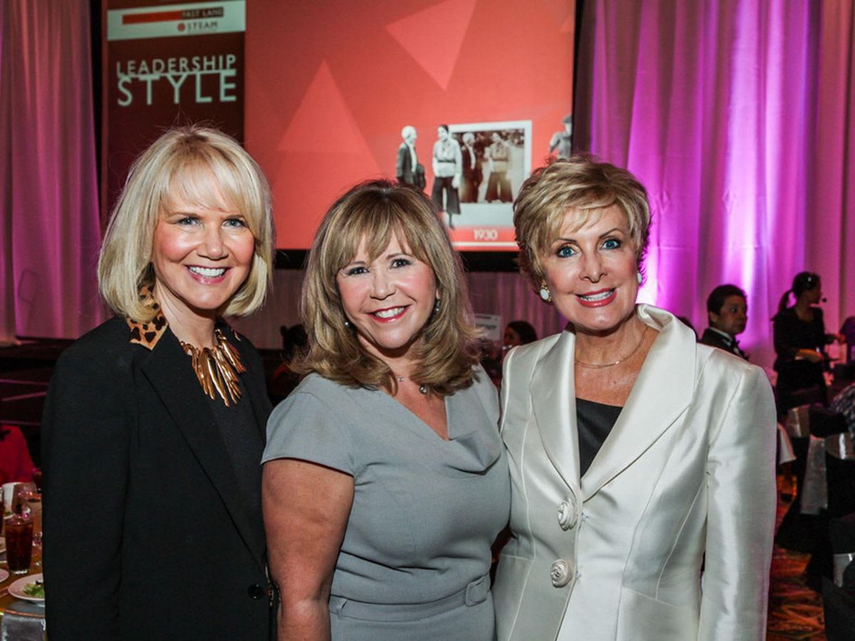 Suzan Deison, from left, Cyndy Garza Roberts and Dr. Maryann Wilkins ...