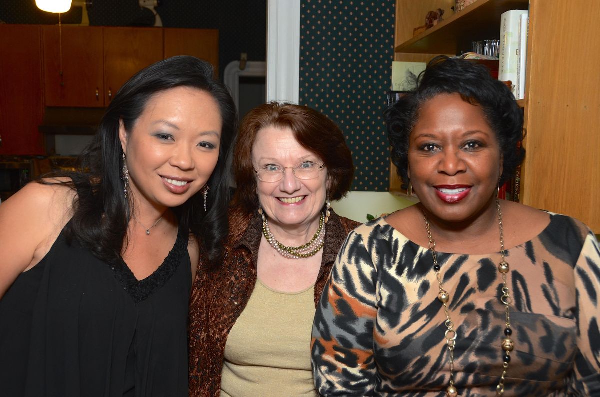 Miya Shay, from left, Kathy Hubbard and Mary Benton. - CultureMap Houston