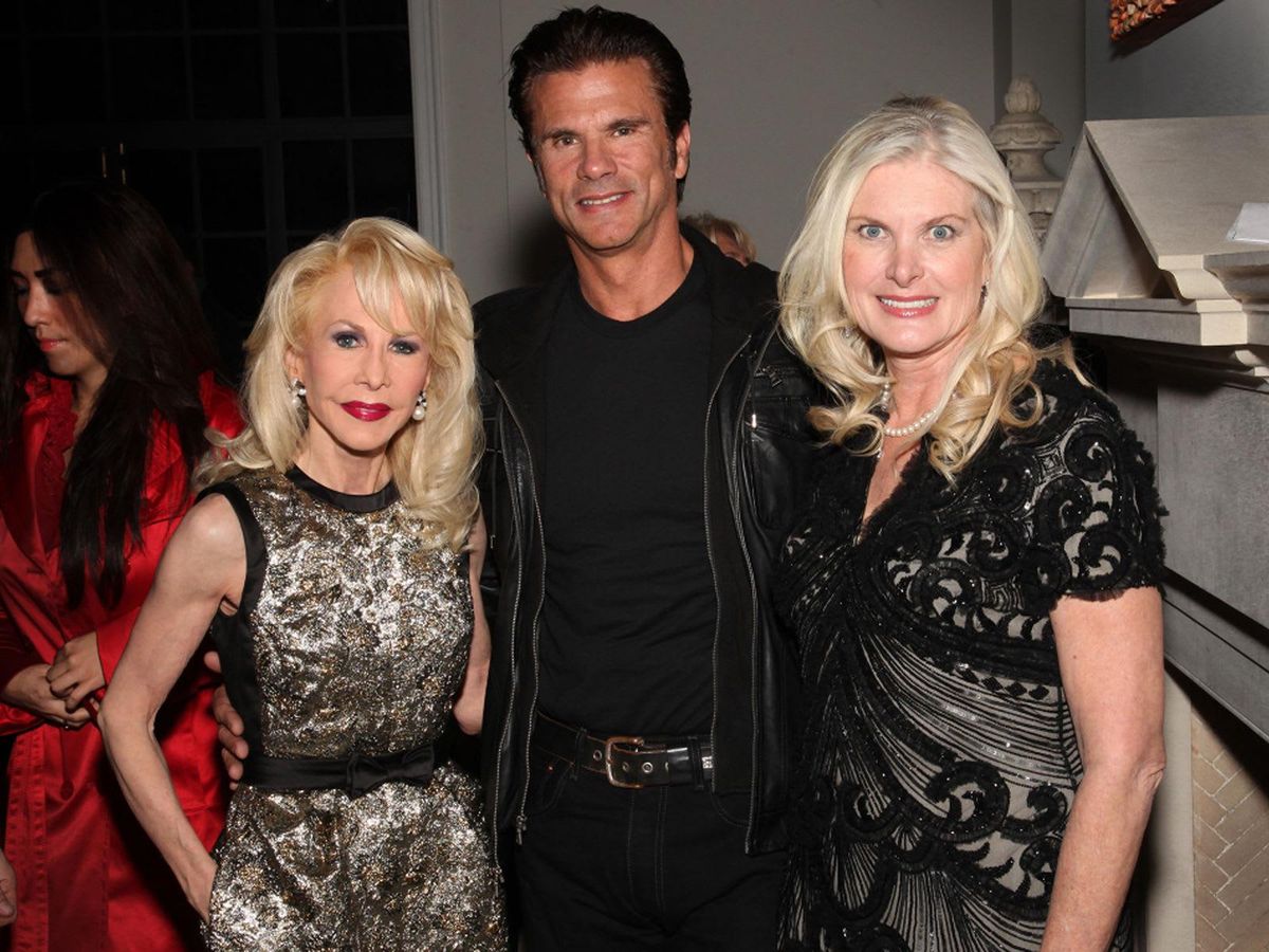 Diane Lokey Farb, from left, Lorenzo Lamas and Mica Mosbacher at A ...