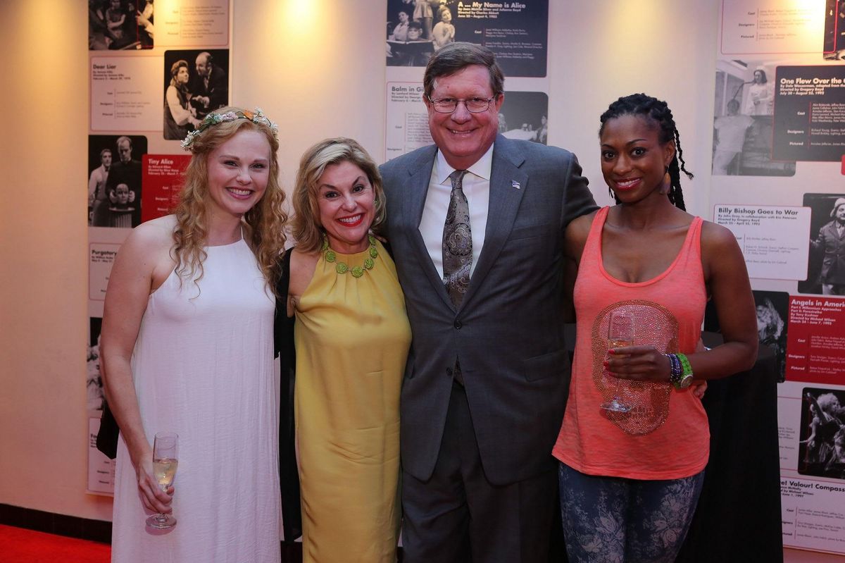 Sarah Nealis, from left, Sharyn and Jim Weaver and Rachael Holmes ...
