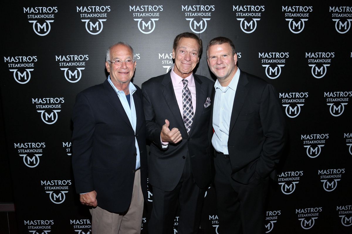 Mastero's president and COO Mark Levy, from left, comedian Joe Piscopo ...