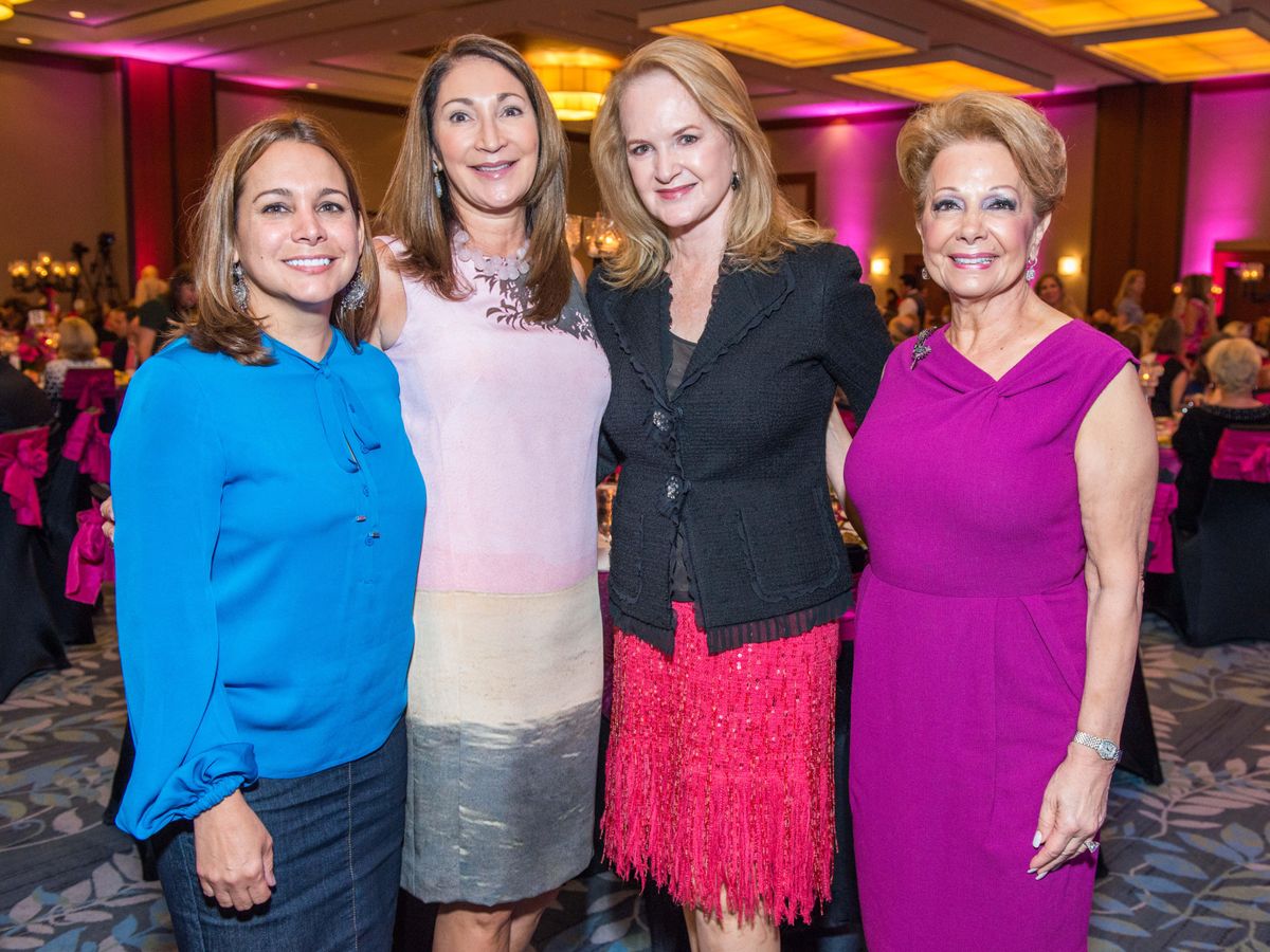 Alina Garcia, from left, Soraya McClelland, Sandy Barrett and Philamena ...