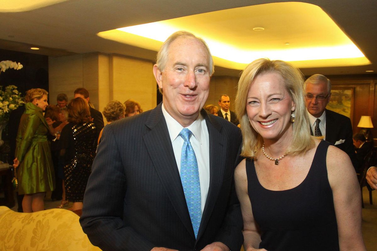 Rob and Susan Reedy at the Alley Theatre gala. - CultureMap Houston