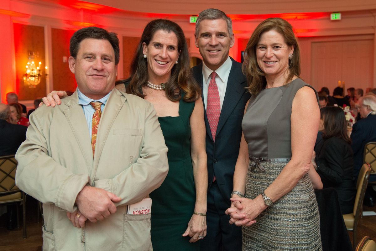 Andrew Hobby, from left, Kate Gibson, Paul Hobby and Laura Beckworth ...