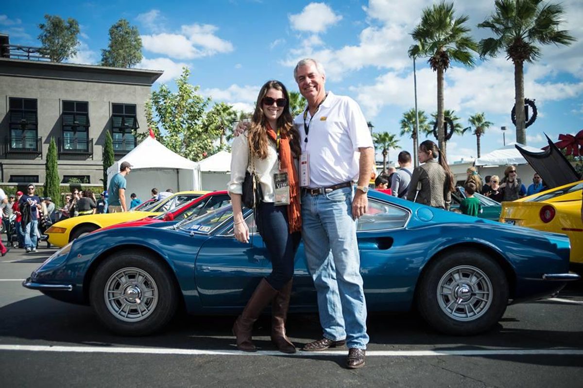 Andy Fish and daughter Kathryn Fish at the Ferrari Festival ...