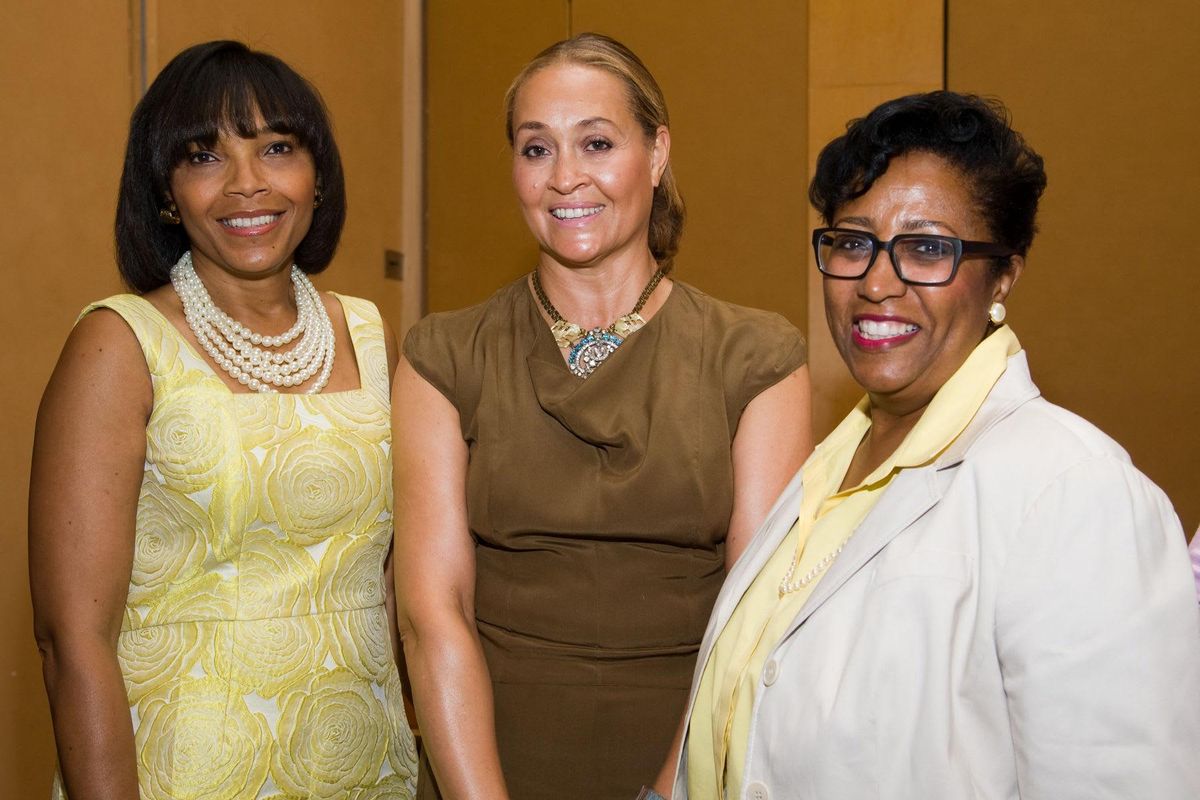 Yava Scott, from left, Gaynell Drexler and Sonny Giles at the Anti ...