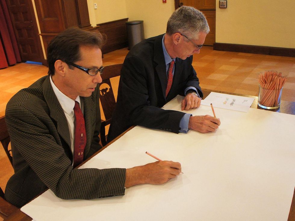 Eight hours to sign your name? The Art Guys test the limits of a ...