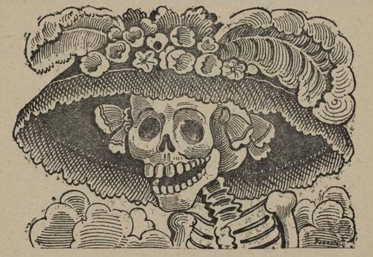 José Guadalupe Posada, The Crowning Calavera — "La Catrina" (Remate de ...