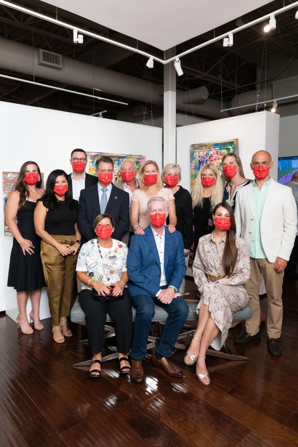 Splashy artist Mr. Brainwash dazzles Houstonians at high-end River Oaks ...