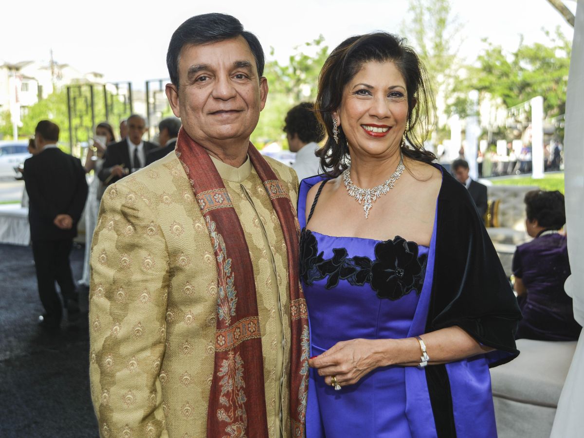 Ashok Rao and Sheela Rao at the Asia Society Texas Center "Tiger Ball ...