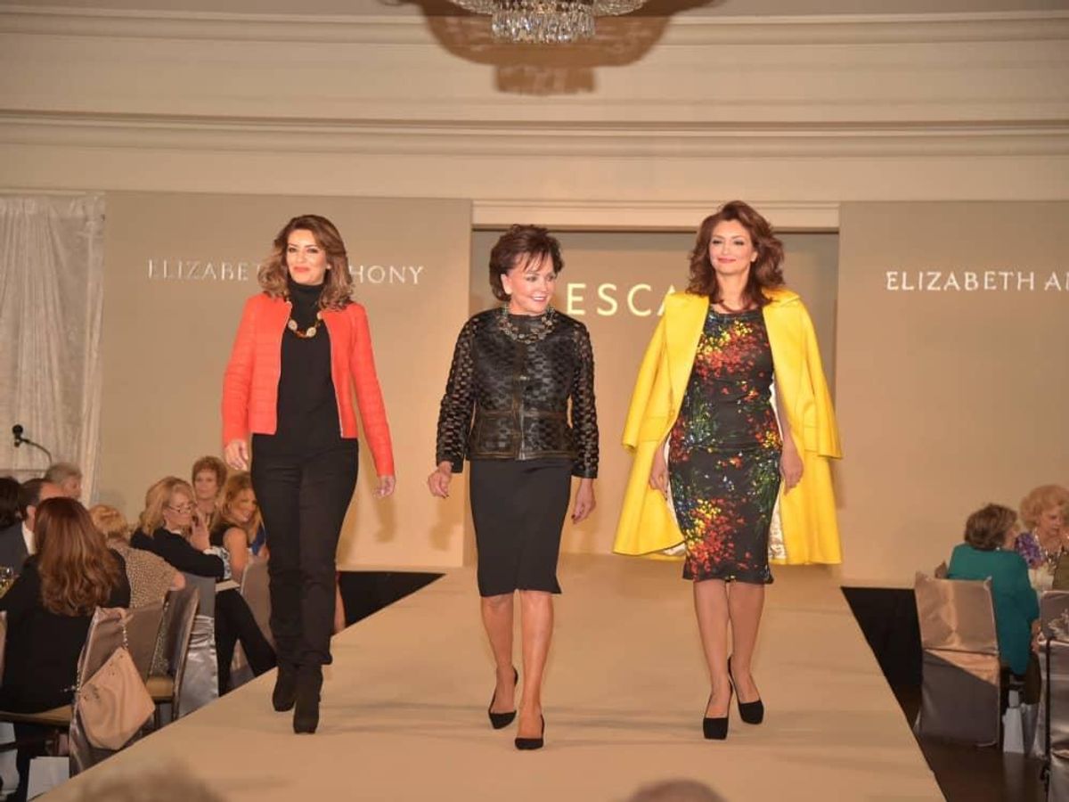 Parissa Mohajer, Lou Shapiro, and Mahzad Mohajer model looks from the ...