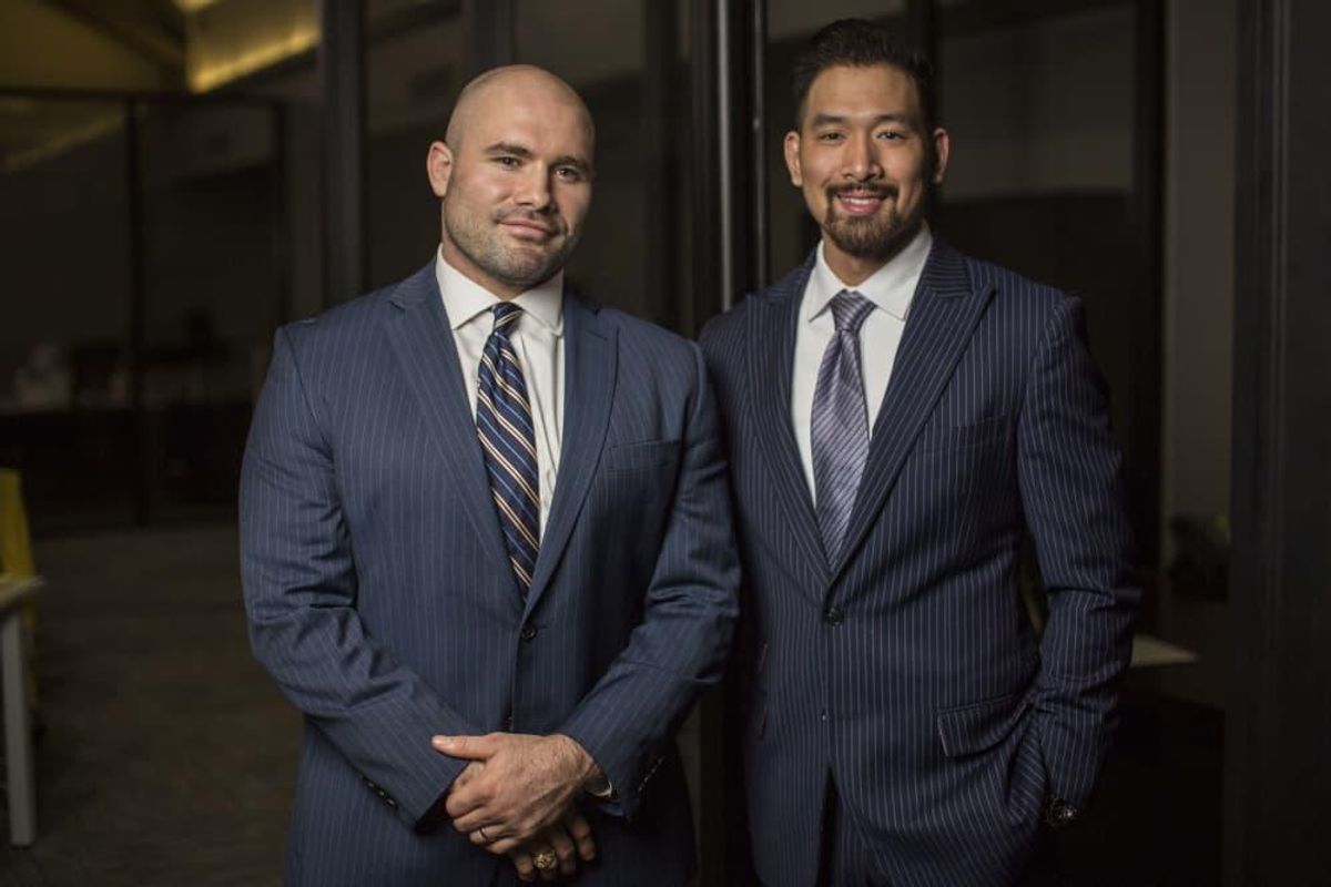 Attorneys Anthony Pusch and Chi Nguyen. - CultureMap Houston