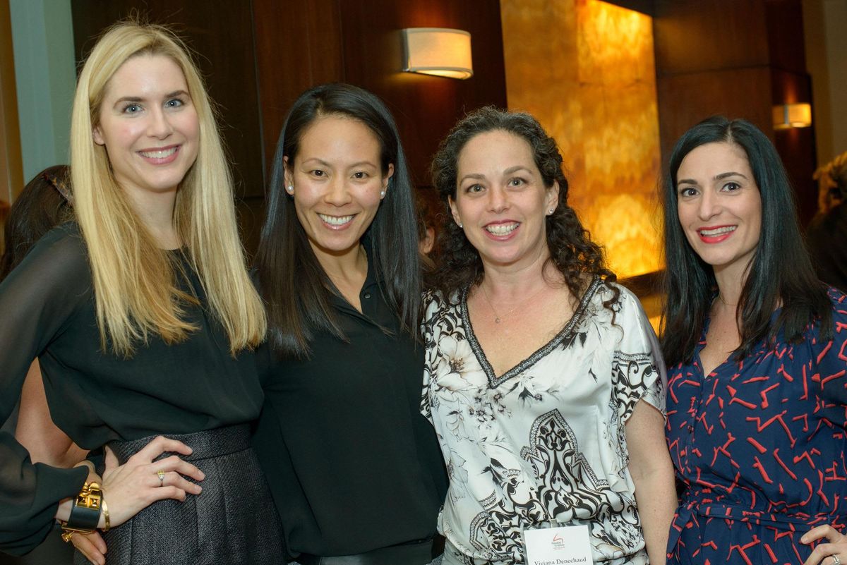 Audrey Cochran, from left, Ting Bresnahan, Viviana Denechaud and ...