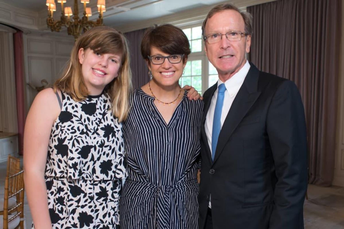 Clare Corrigan, Kelly Corrigan, Neil Bush. - CultureMap Houston