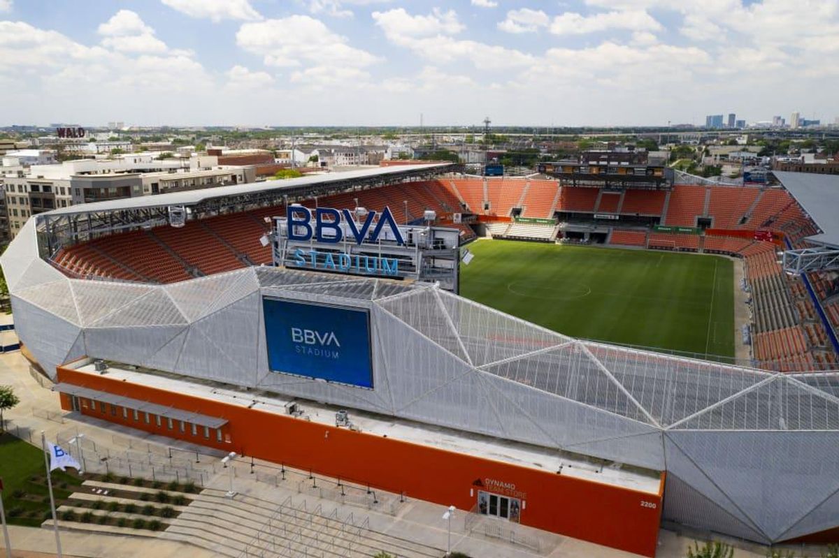 The newly renamed BBVA Stadium. - CultureMap Houston