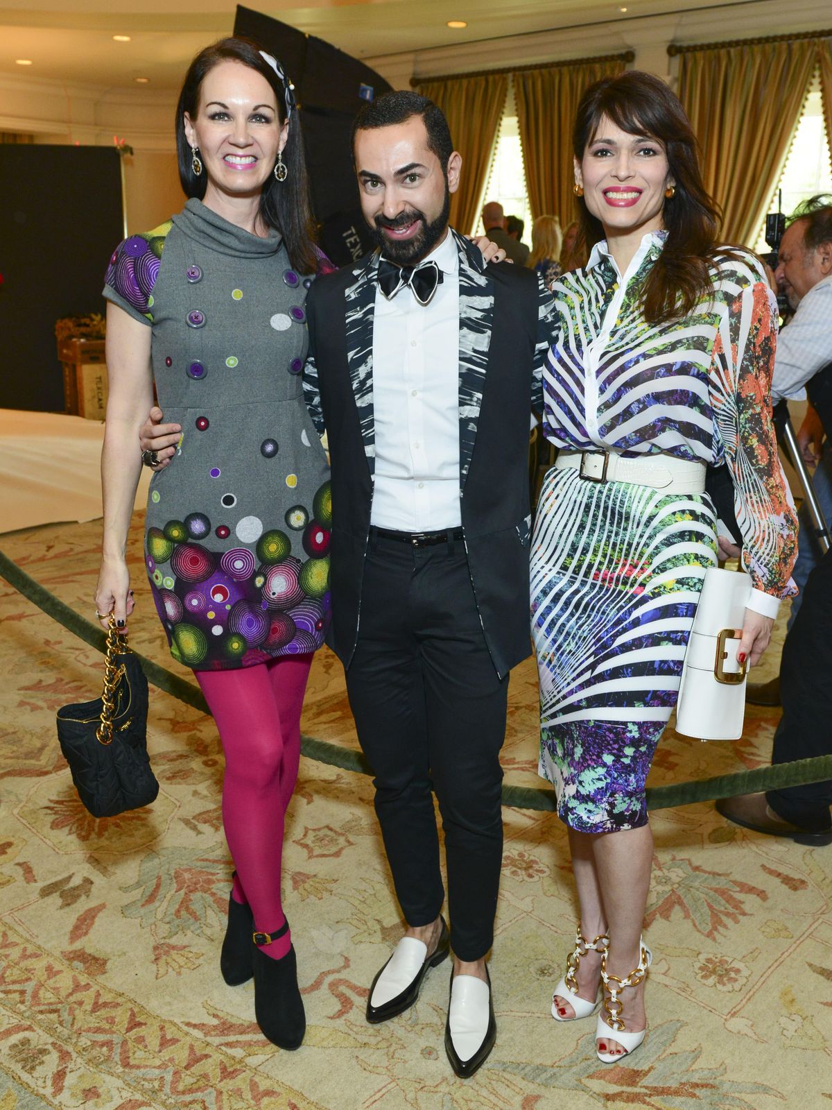 Beth Muecke, from left, Fady Armanious and Karina Barbieri ...