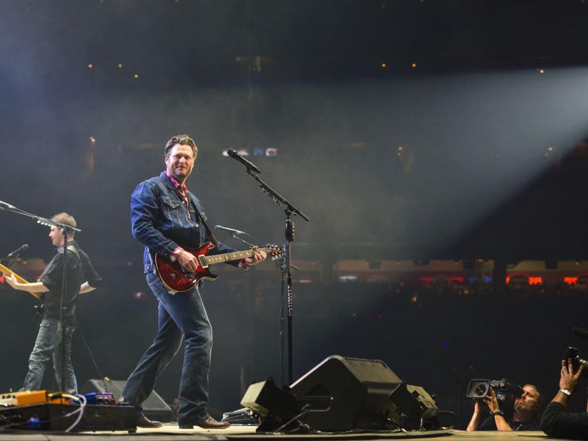 Blake Shelton in concert at RodeoHouston. - CultureMap Houston