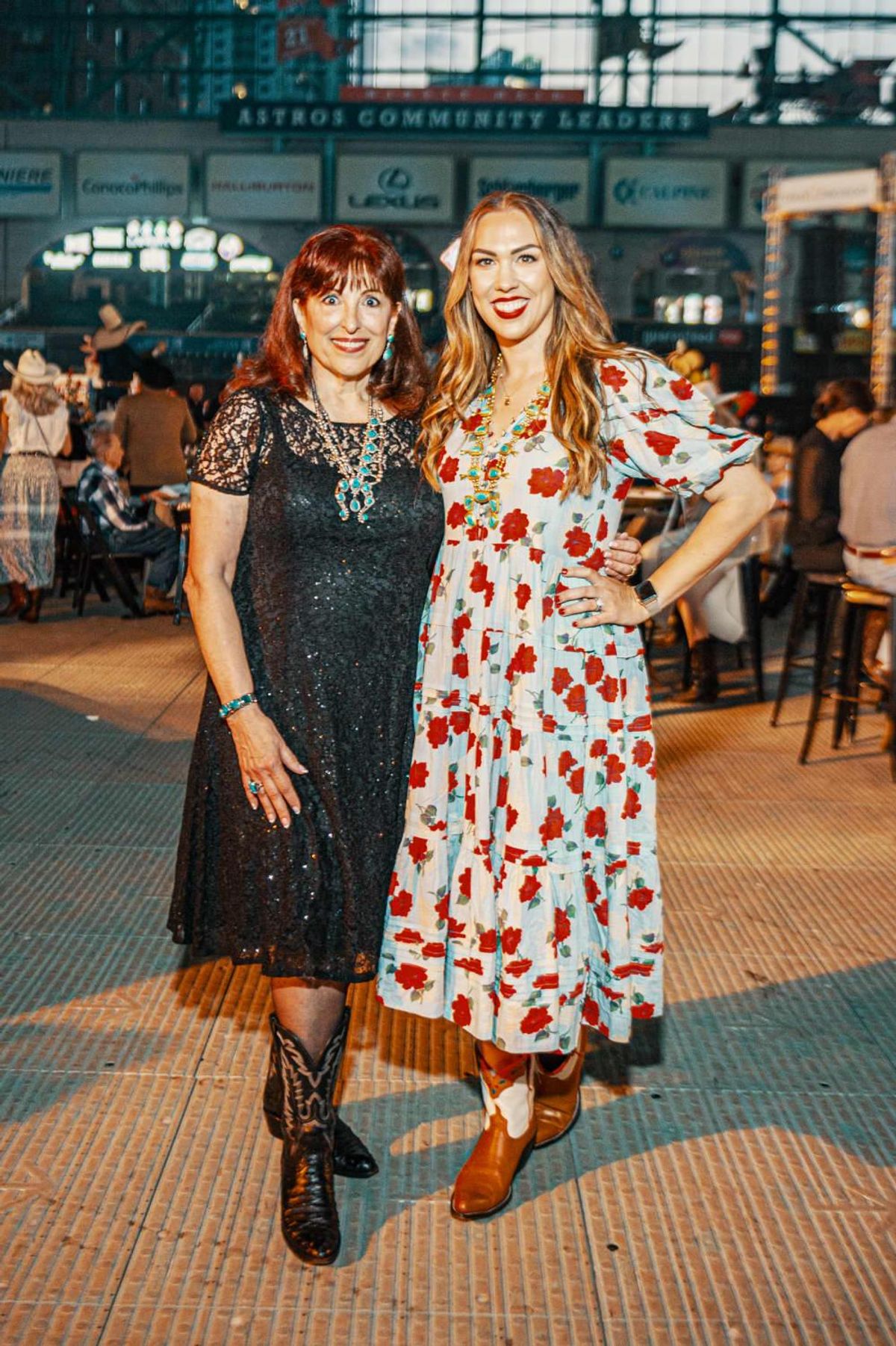 Event chairs Sara Parr and Dinsey Harris. - CultureMap Houston