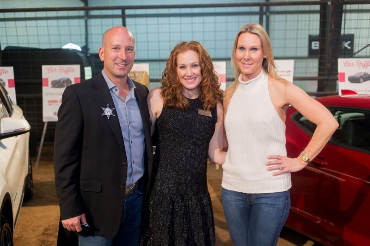 Matt Faria, JoLynelle Farina, Debbie Chenevert. - CultureMap Houston