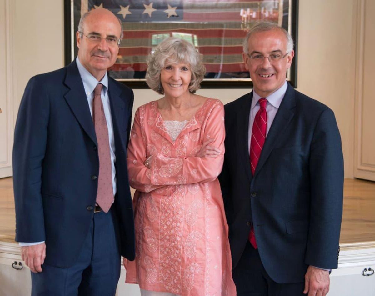 Authors Bill Browder, Sue Grafton and David Brooks. - CultureMap Houston