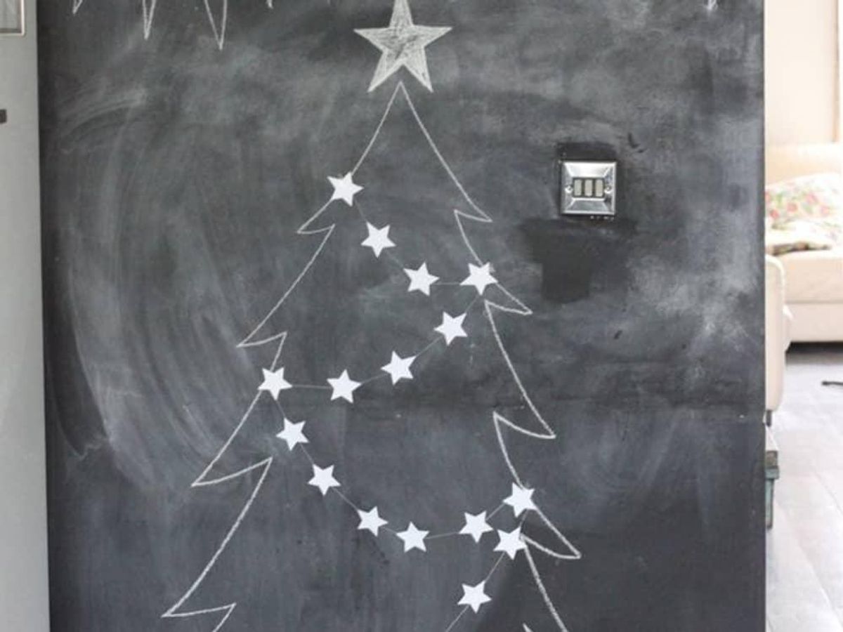 A simple chalkboard tree. - CultureMap Houston
