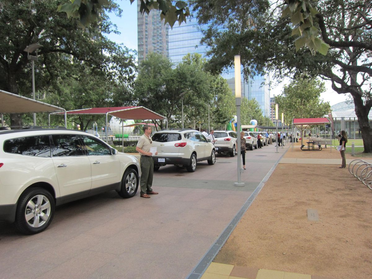 Discovery Green was ideal spot for the key handoff. - CultureMap Houston