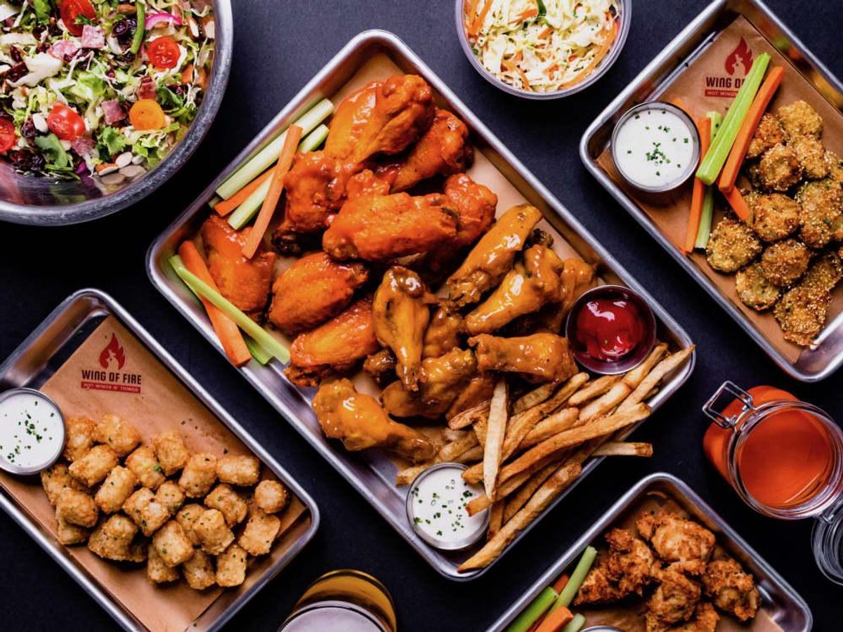 Wing of Fire offers plenty of sauce options. - CultureMap Houston