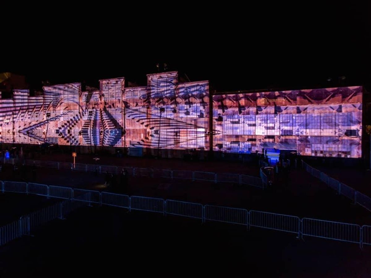 Club Nomadic at night: It is expected to glow in the dark. - CultureMap ...