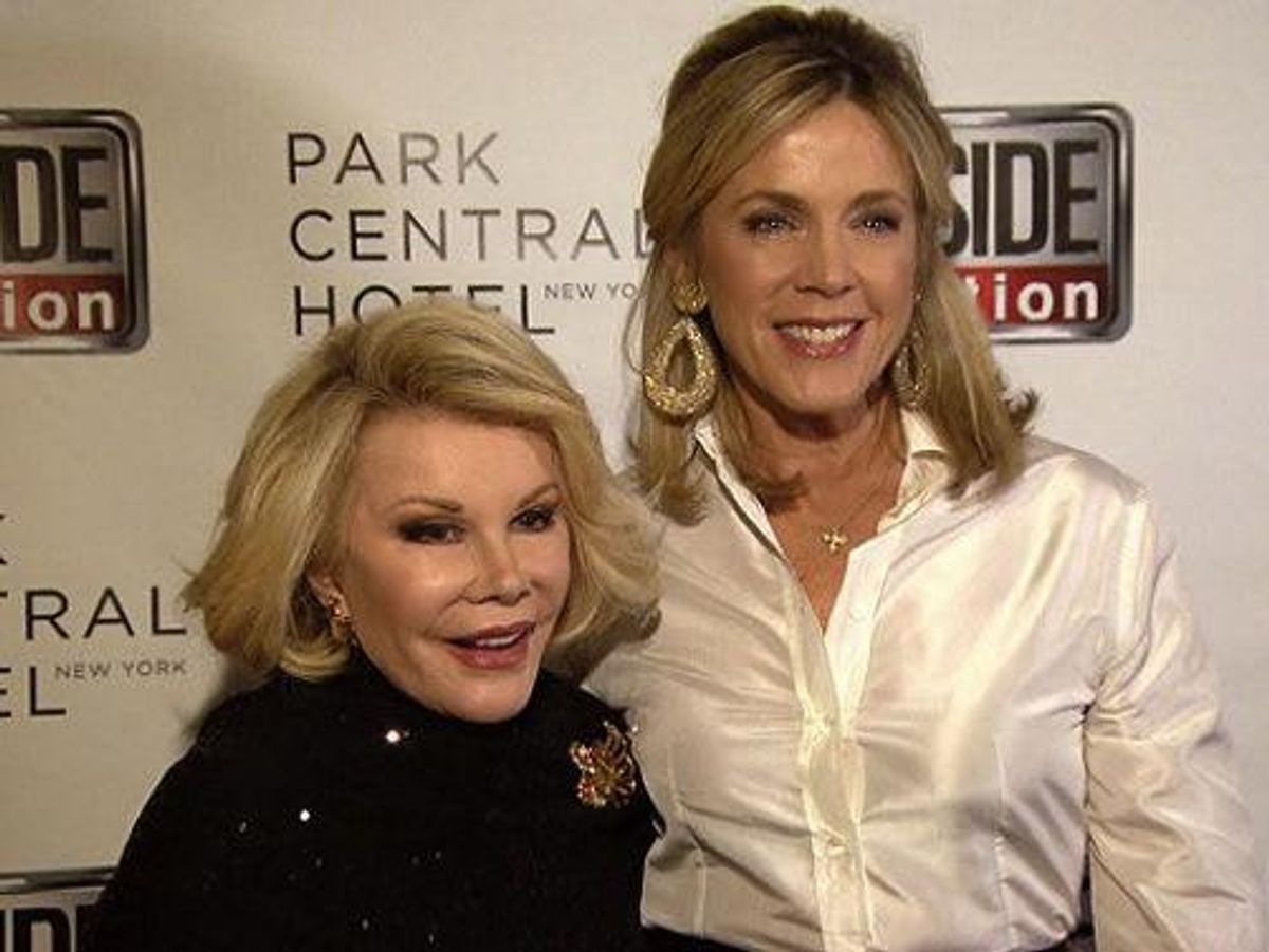 Deborah Norville was close with Joan Rivers, left. - CultureMap Houston
