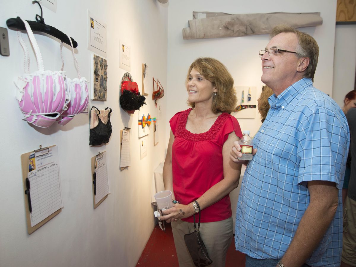 Deidre Anderson and Charles Peirsol at The Brazarre. - CultureMap Houston