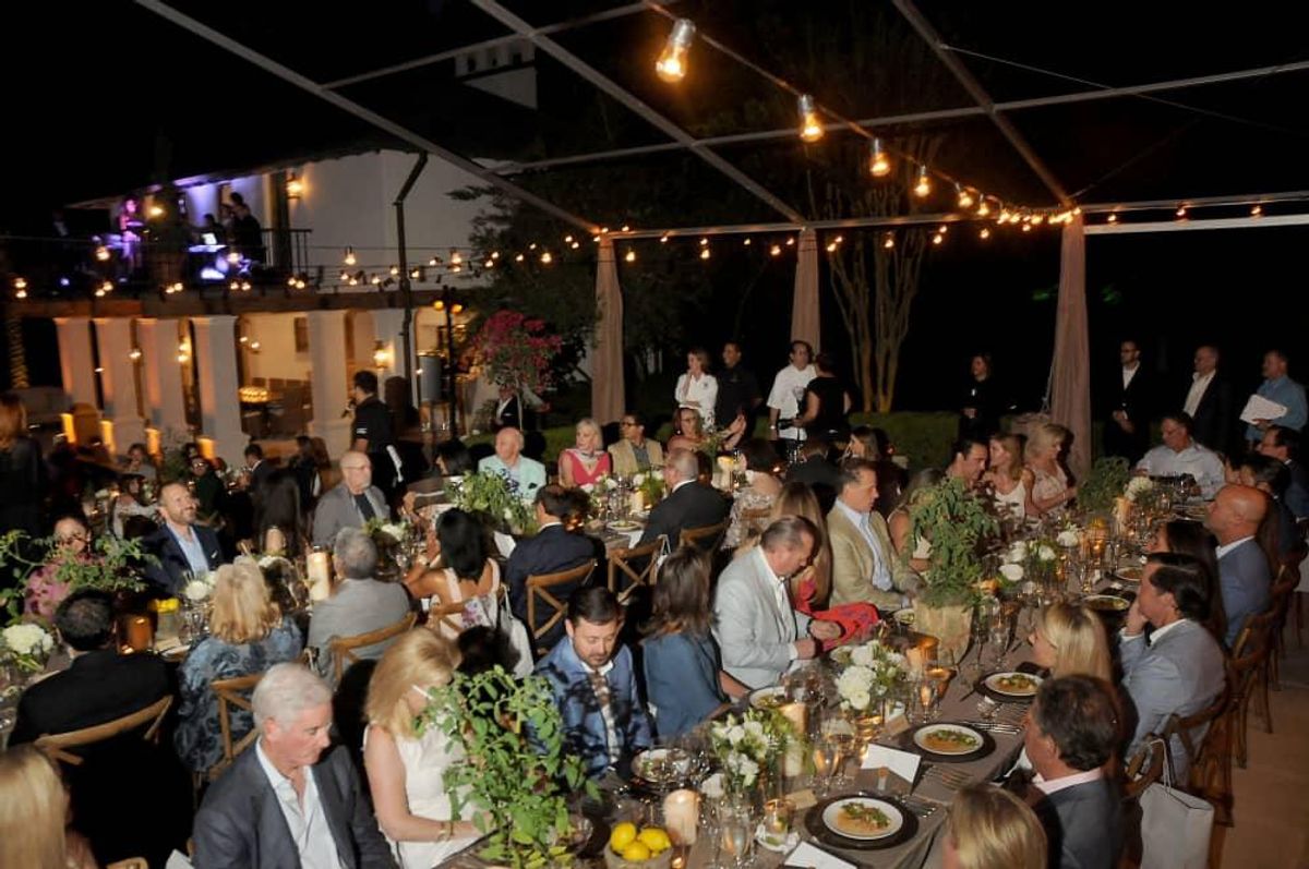 Delicious Alchemy guests dined al fresco. - CultureMap Houston