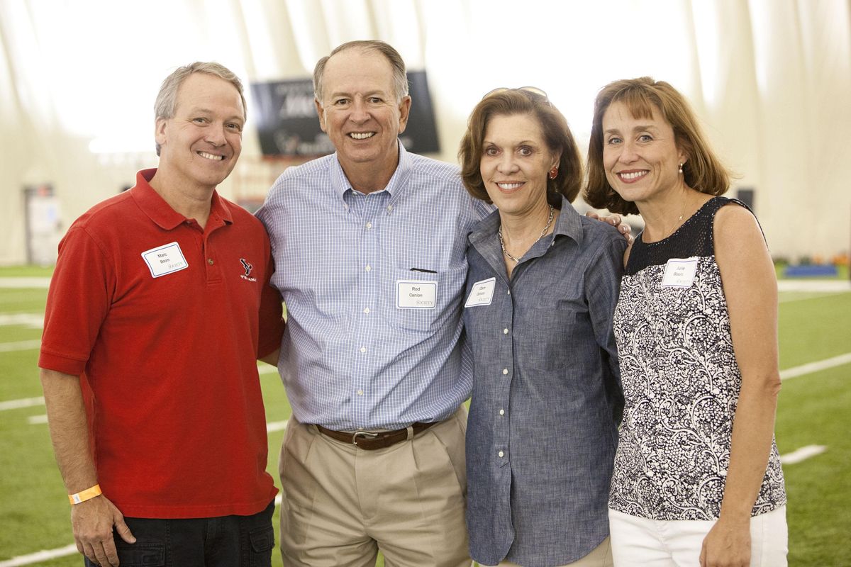 Dr. Marc, from left, Rod and Cam Canion and Dr. Julie Boom ...