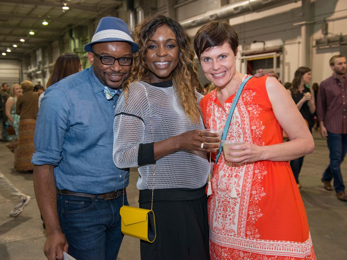 Edet Okon, from left, Bunmi Ogunleye and Jennifer DiMaggio ...