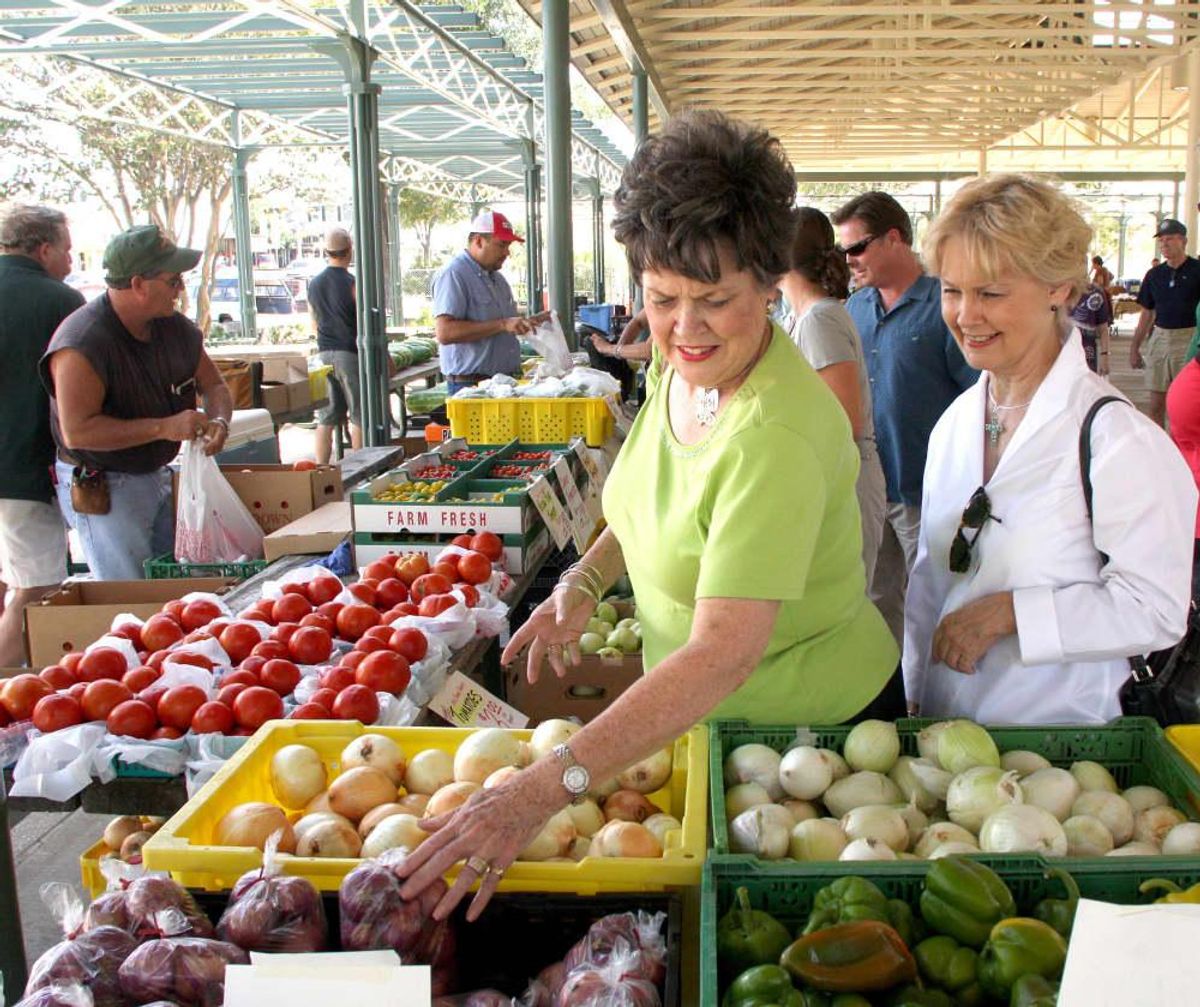 Load up on fresh produce at the farmers market. - CultureMap Houston