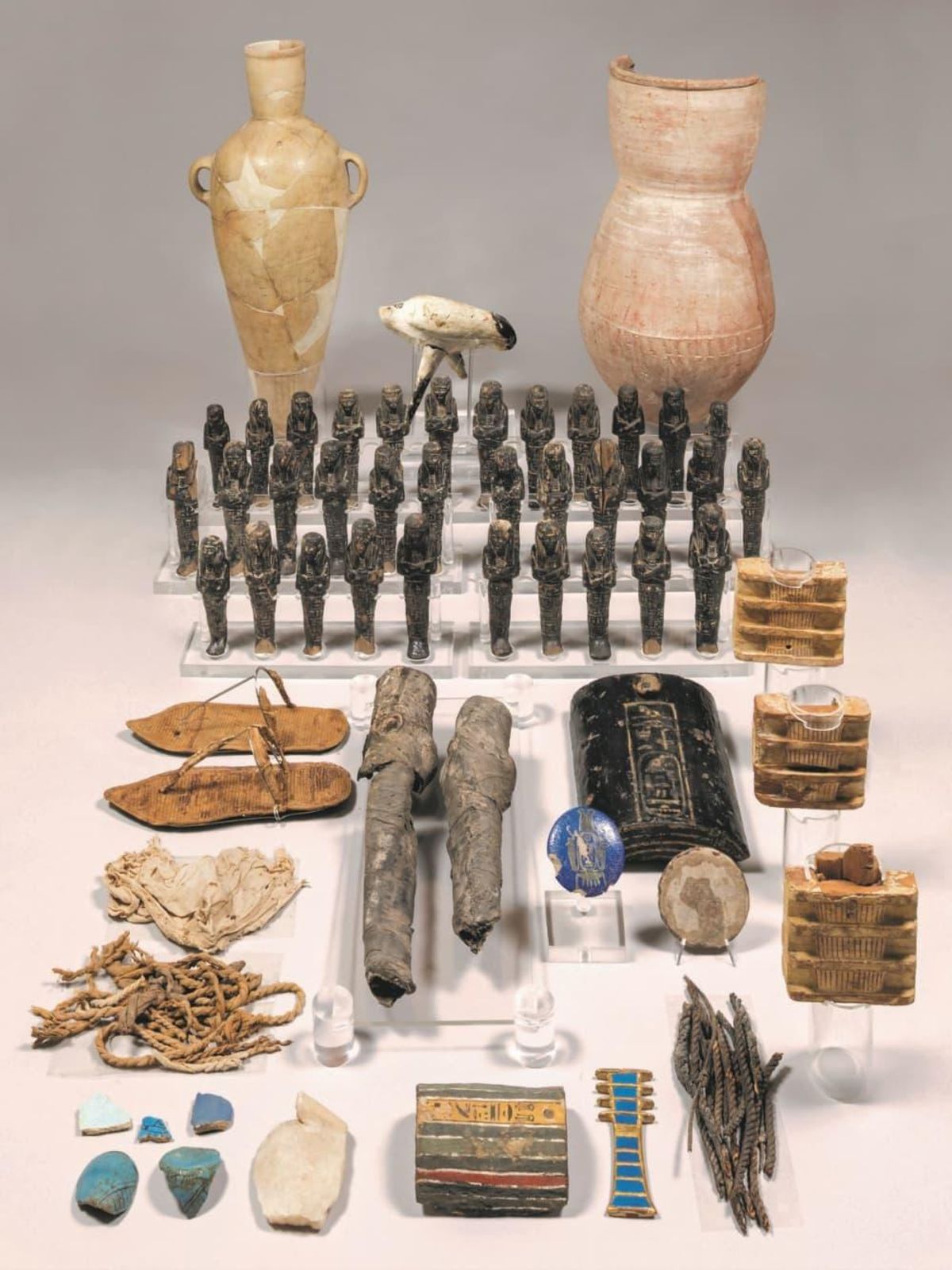 Funery objects from Nefertari's tomb, ca. 1279-1213 B.C.E. - CultureMap ...