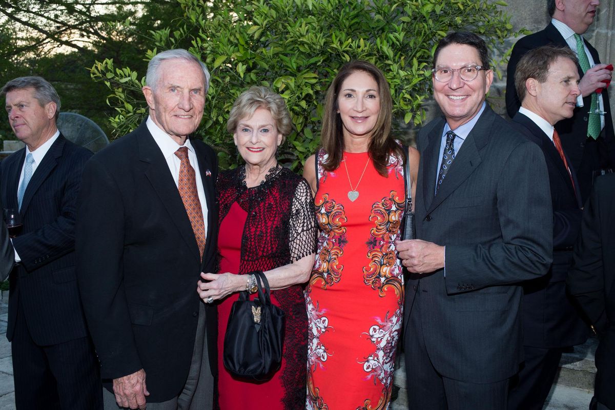 George and Annette Strake, left, with Soraya and Scott McClelland ...