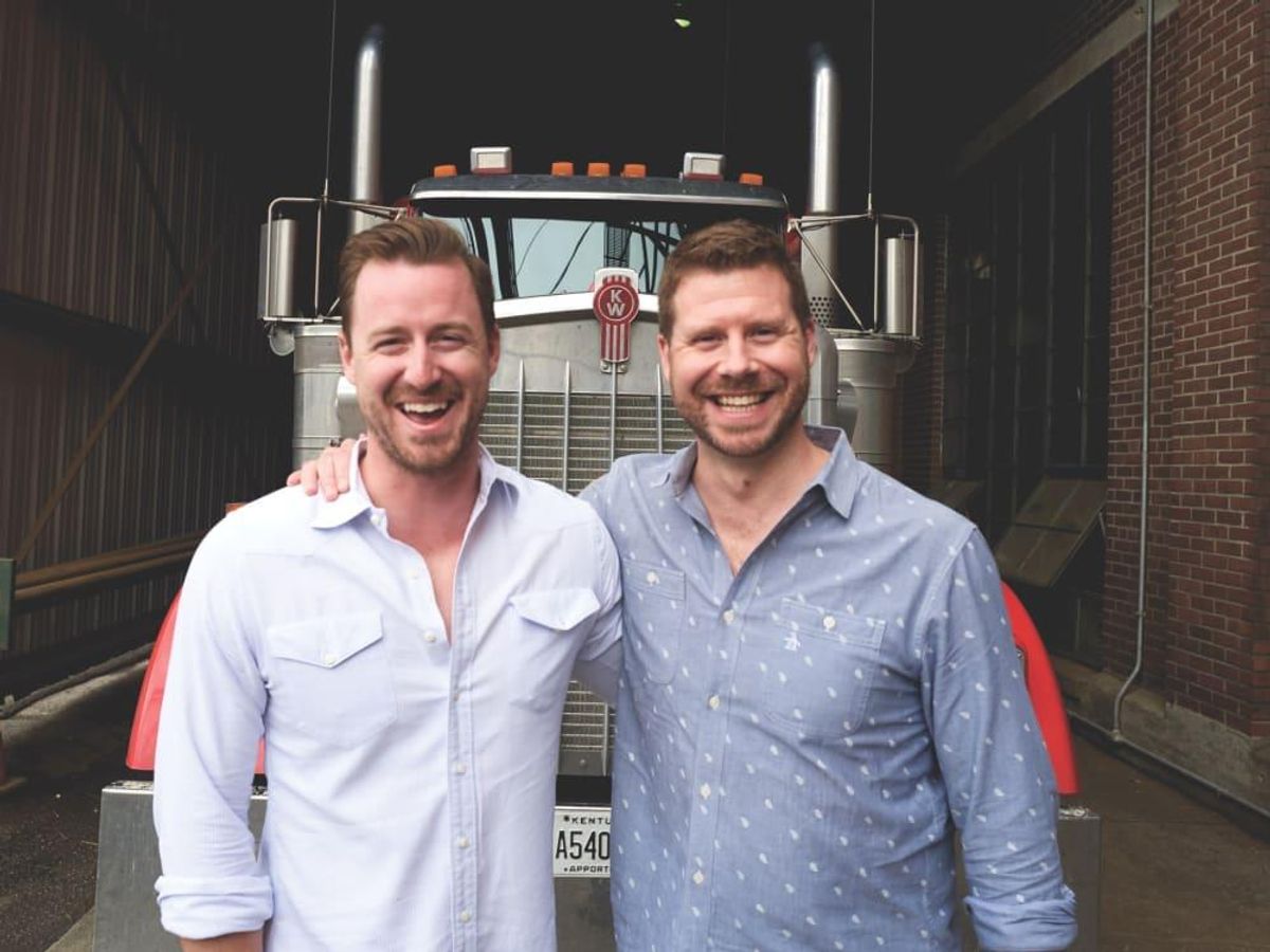 Peter McCarthy and David Keck on their trip to Kentucky. - CultureMap ...